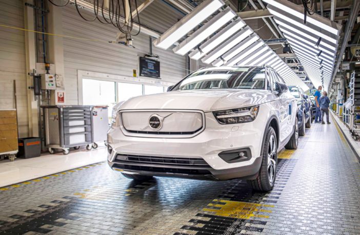Volvo is tripling its electric car manufacturing output at Belgian ...