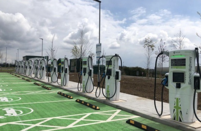 UK’s largest electric vehicle high-power charging motorway site opens ...